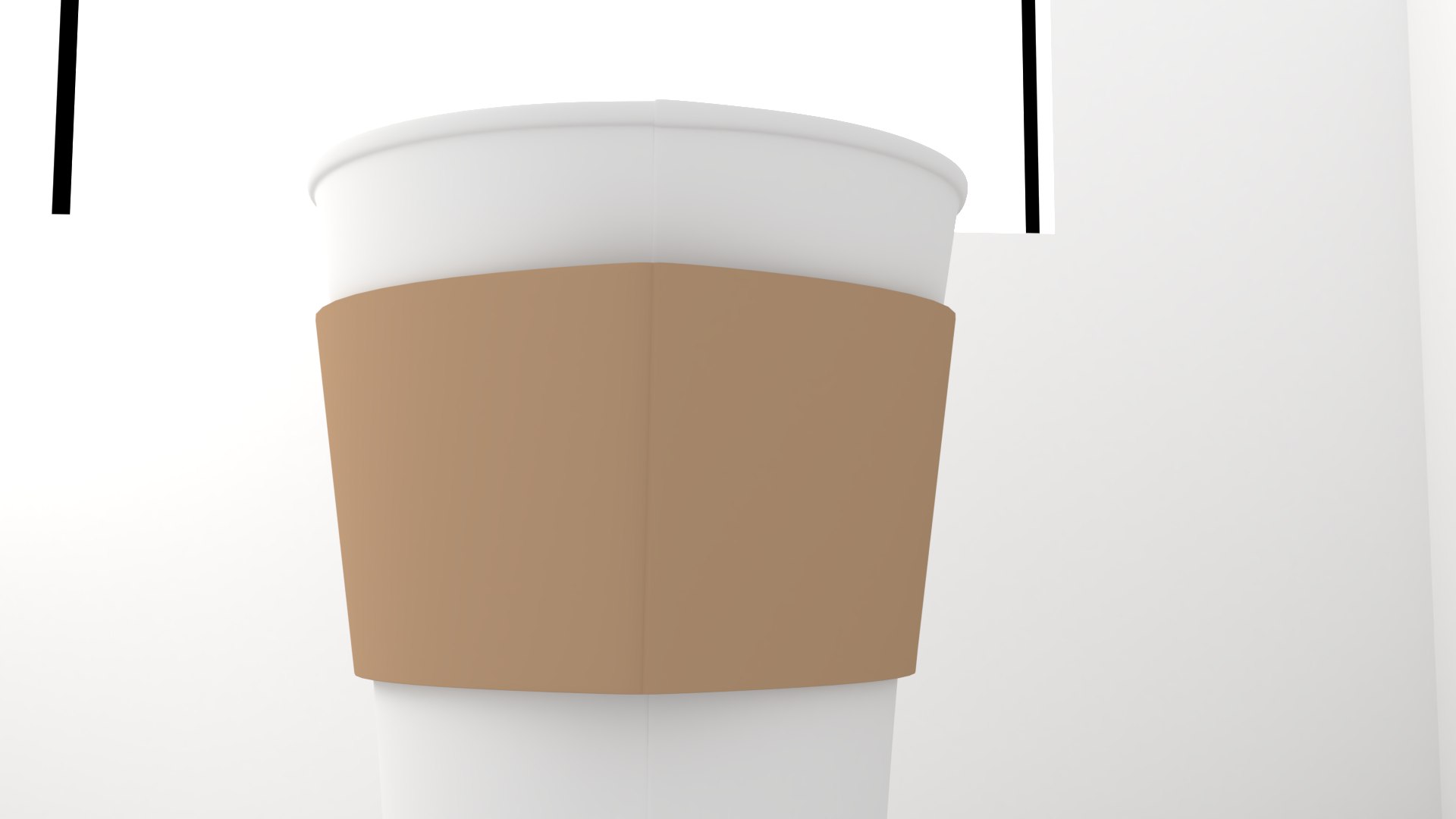 3D model Large Paper Cup with Java Jacket and Coffee - TurboSquid 1777444
