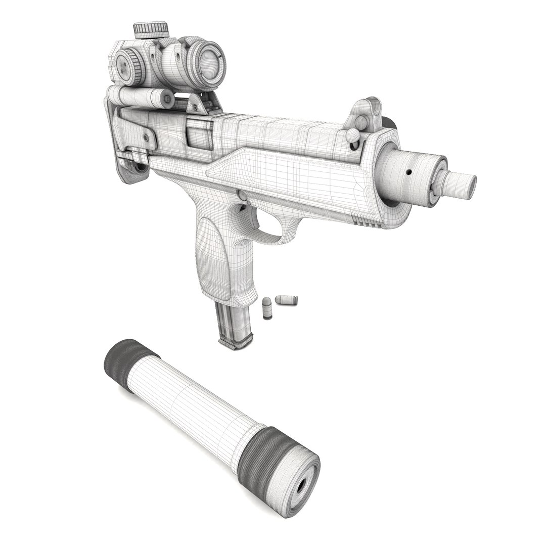 3D submachine gun aek-919k kashtan - TurboSquid 1253755