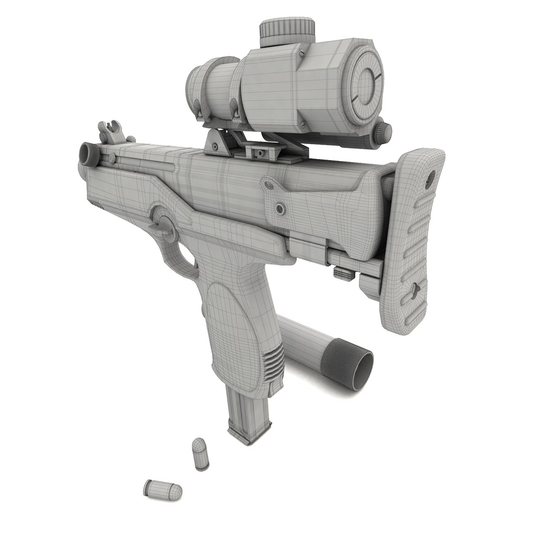 3D submachine gun aek-919k kashtan - TurboSquid 1253755