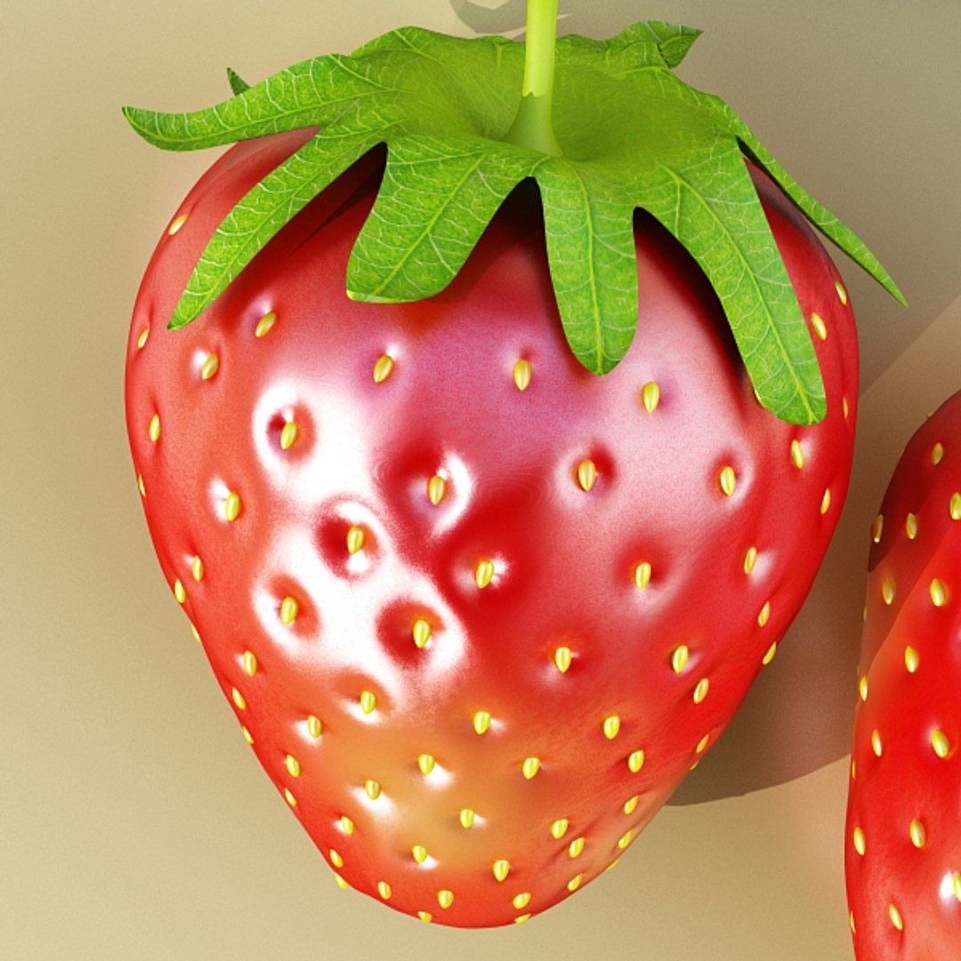 Strawberry Berry 3d Model