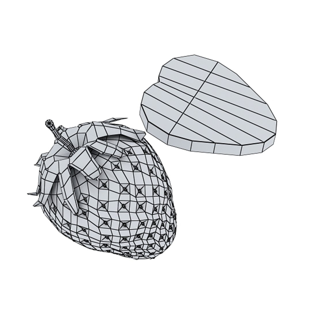 Strawberry Berry 3d Model