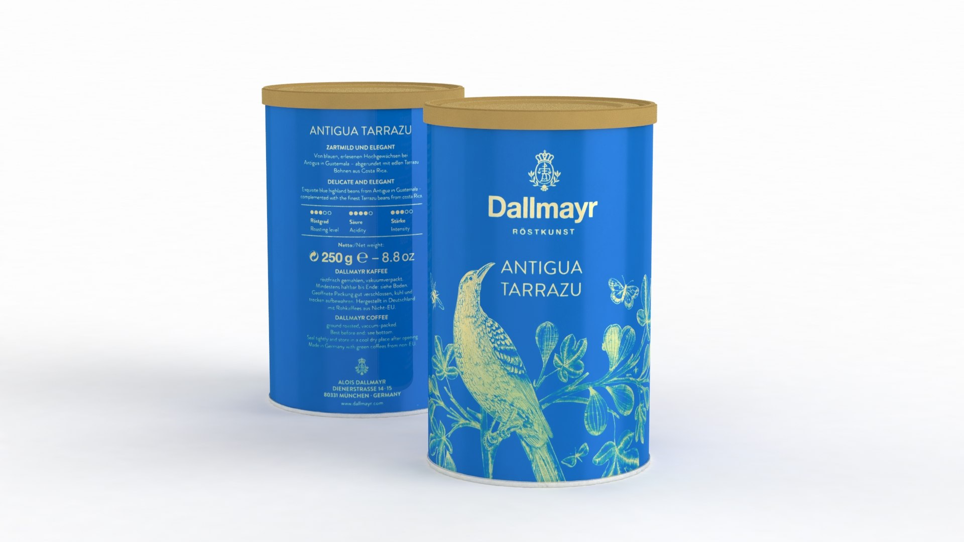 Coffee Can Dallmayr Rostkunst Antigua Tarrazu 250g 2023 model ...