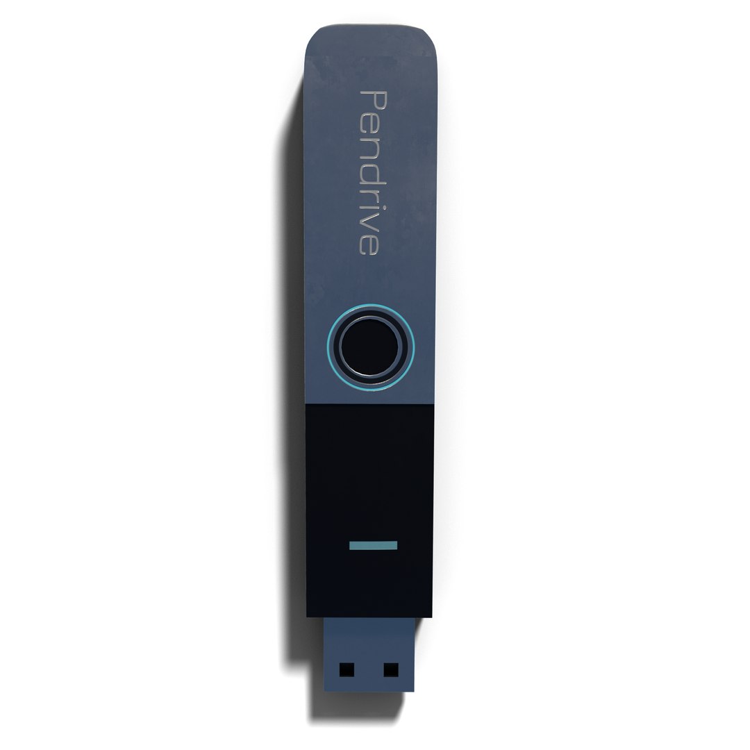 Pendrive USB Flash Drive 3D Model - TurboSquid 2086009
