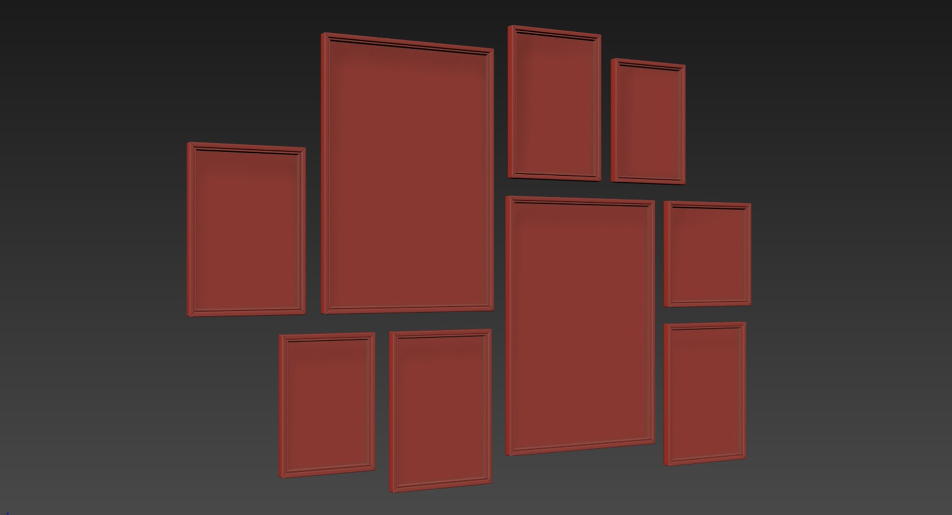 Picture Frames Model - TurboSquid 1423742