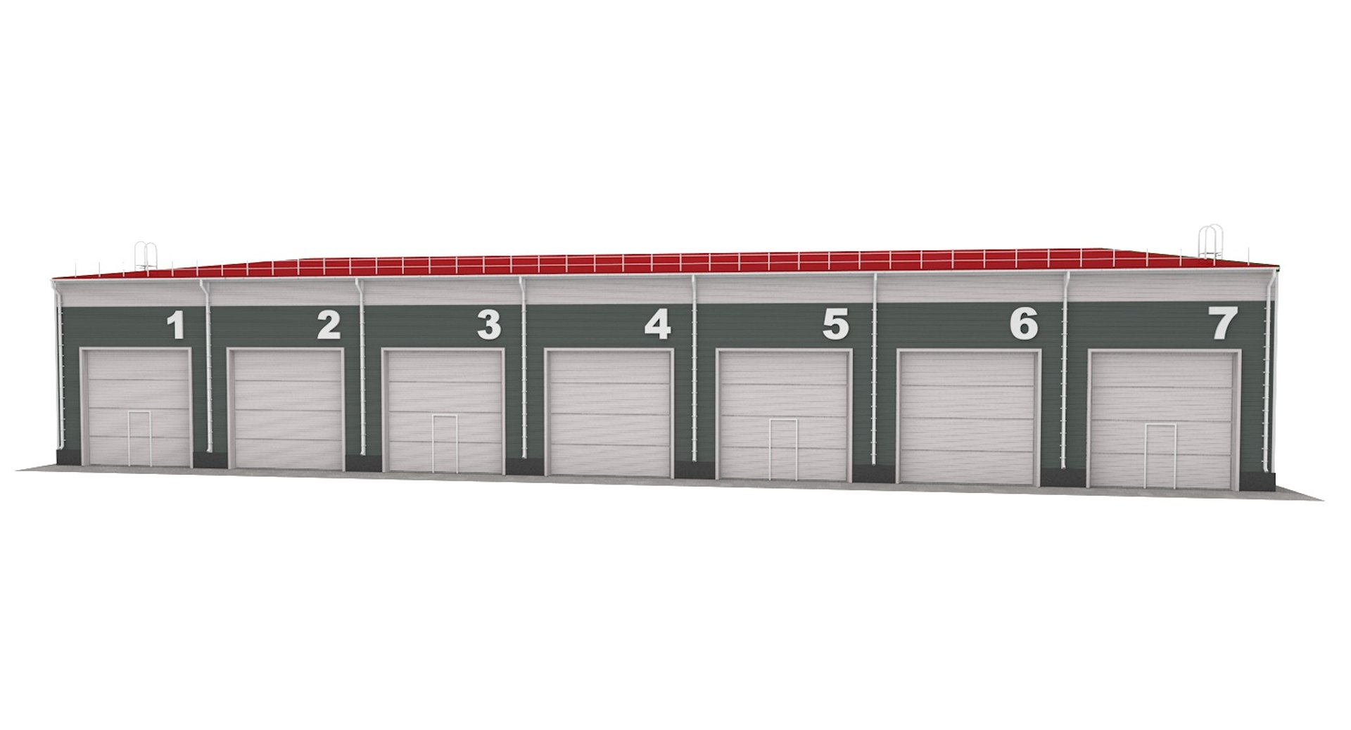 3D Model Garage Building - TurboSquid 1516148