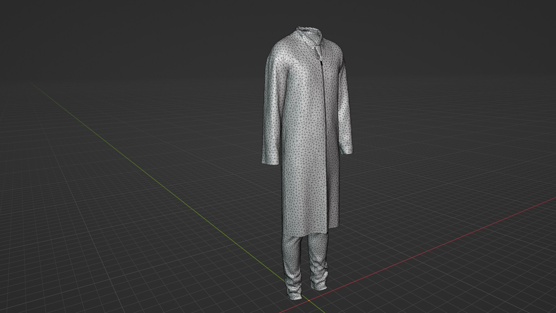 Graduation Gown 3D Model - TurboSquid 1973163