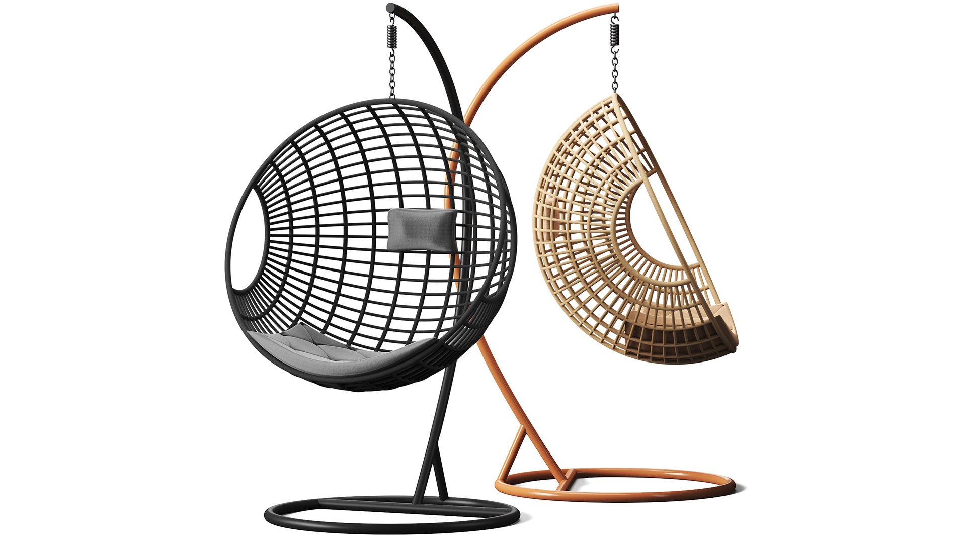 3D Hanging Swing Chair Hanging Rocking Chair For Outdoor And Indoor Use ...