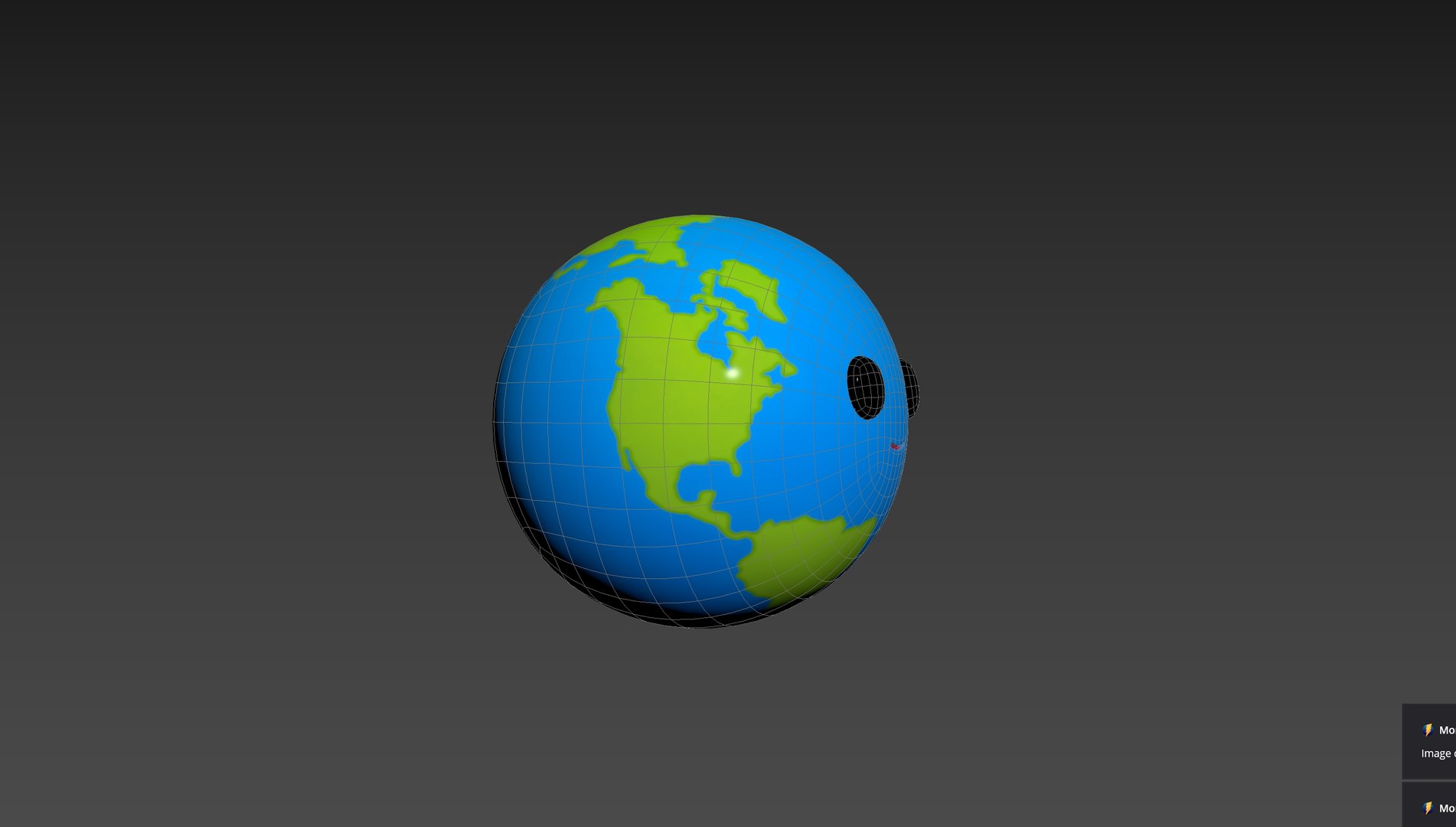 3D Model Character229 Cartoon Earth - TurboSquid 2031176