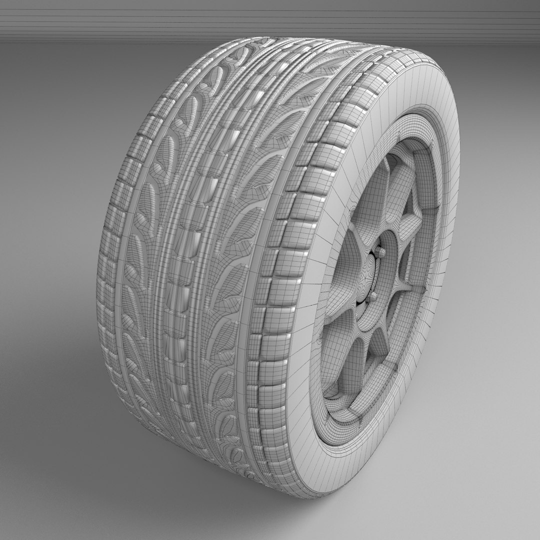 3D Wheel - TurboSquid 1530874
