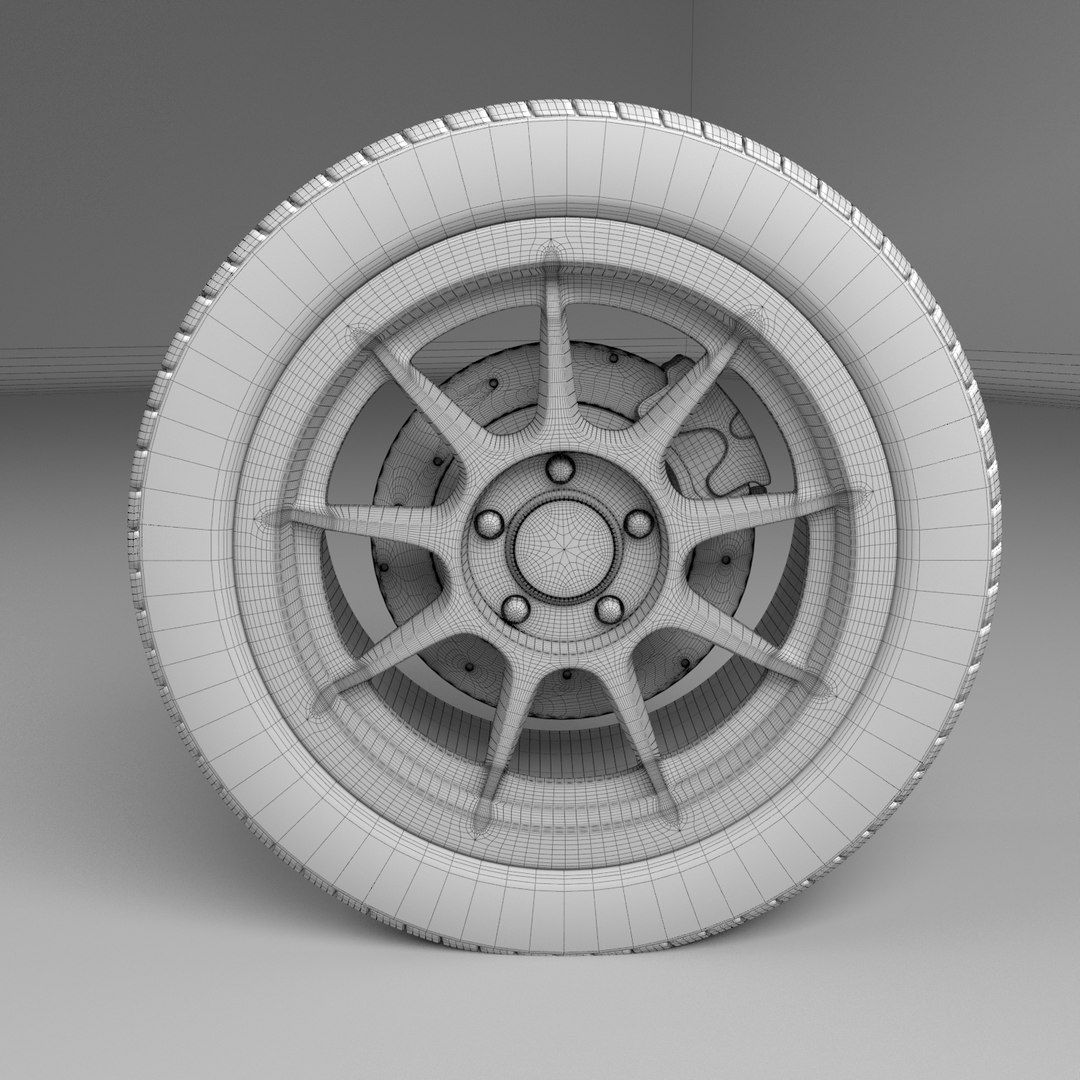 3D Wheel - TurboSquid 1530874
