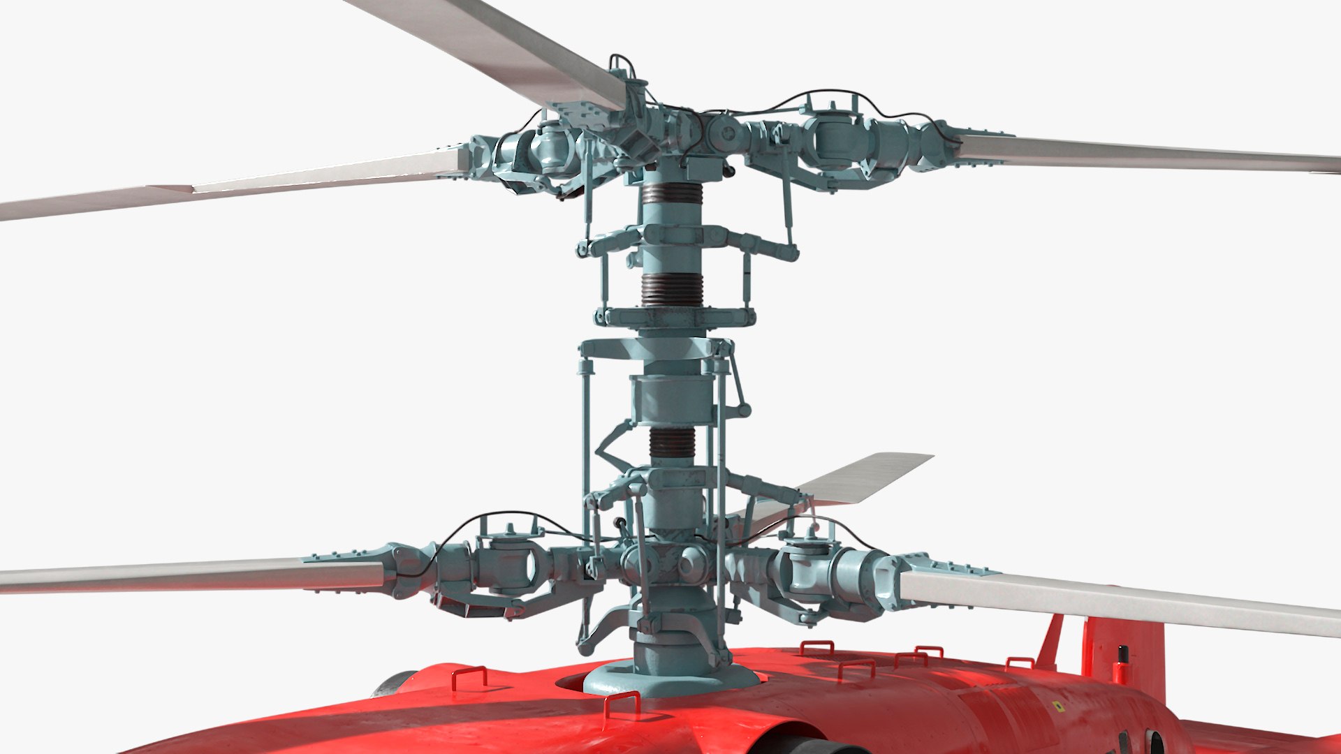 Kamov KA 32 Firefighting Helicopter Simplified Interior 3D Model ...