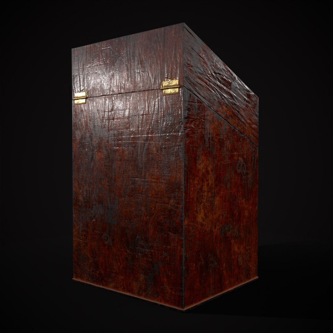 Antique Georgian Knife Box Model - TurboSquid 2015613