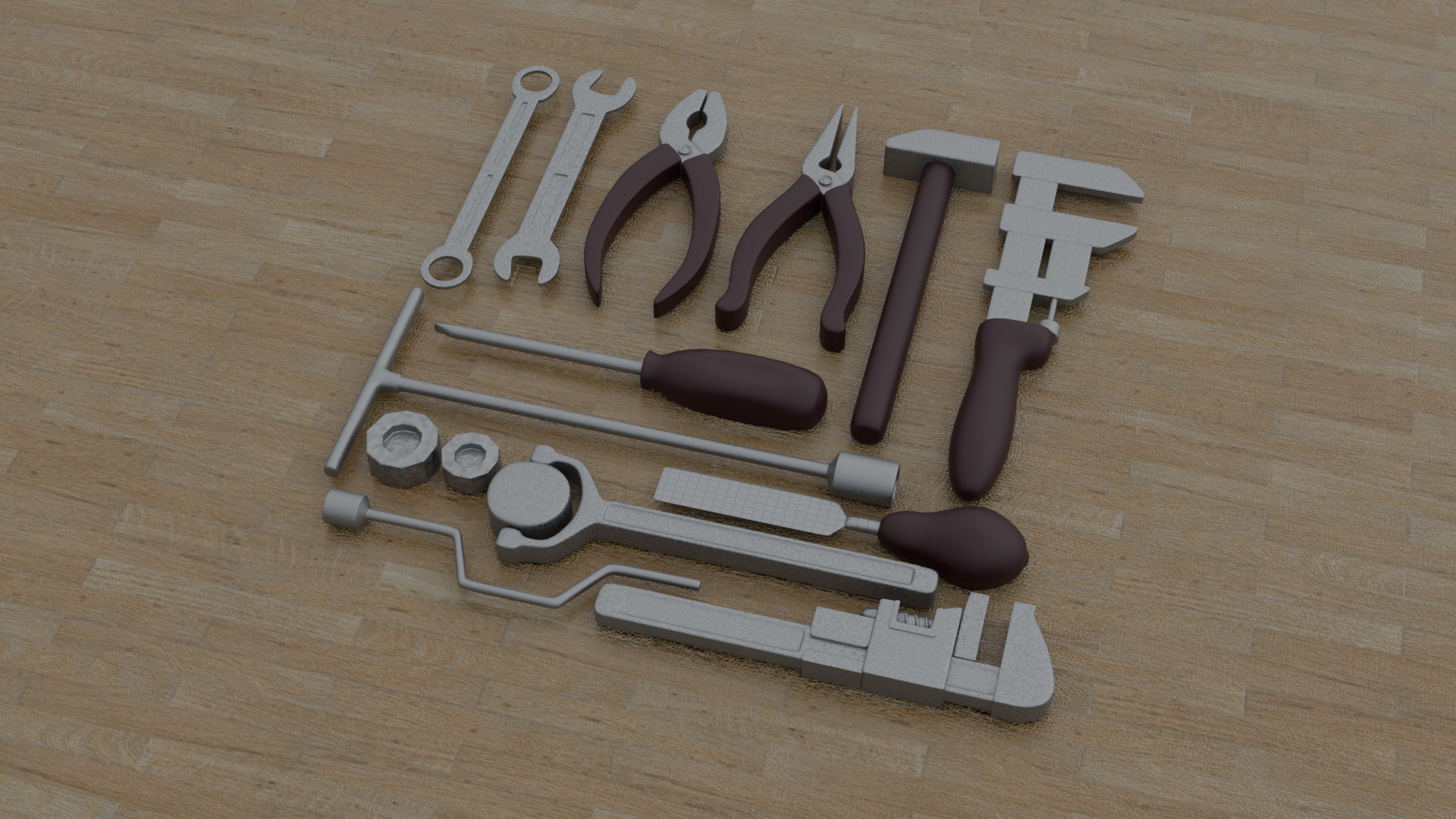 Free 3D Mechanic Tools - TurboSquid 2351477