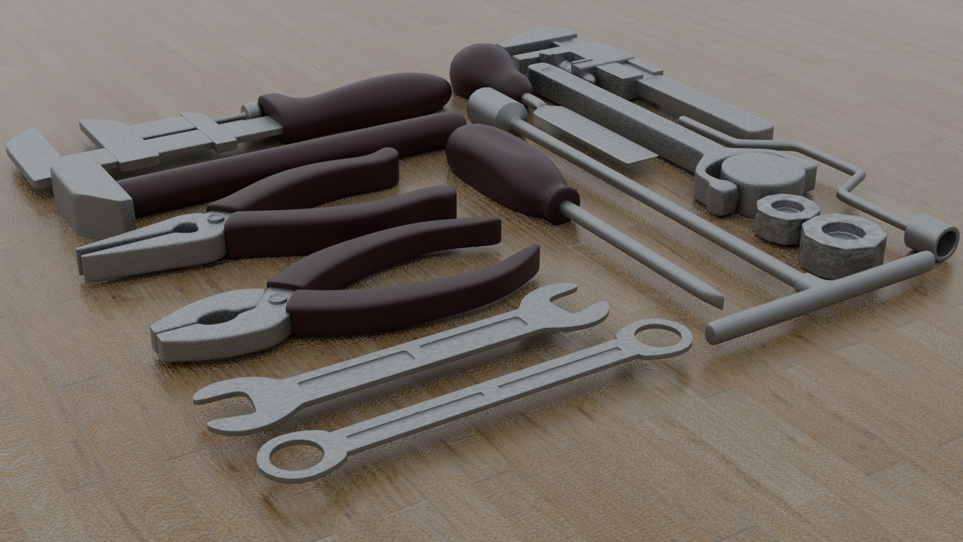 Free 3D Mechanic Tools - TurboSquid 2351477