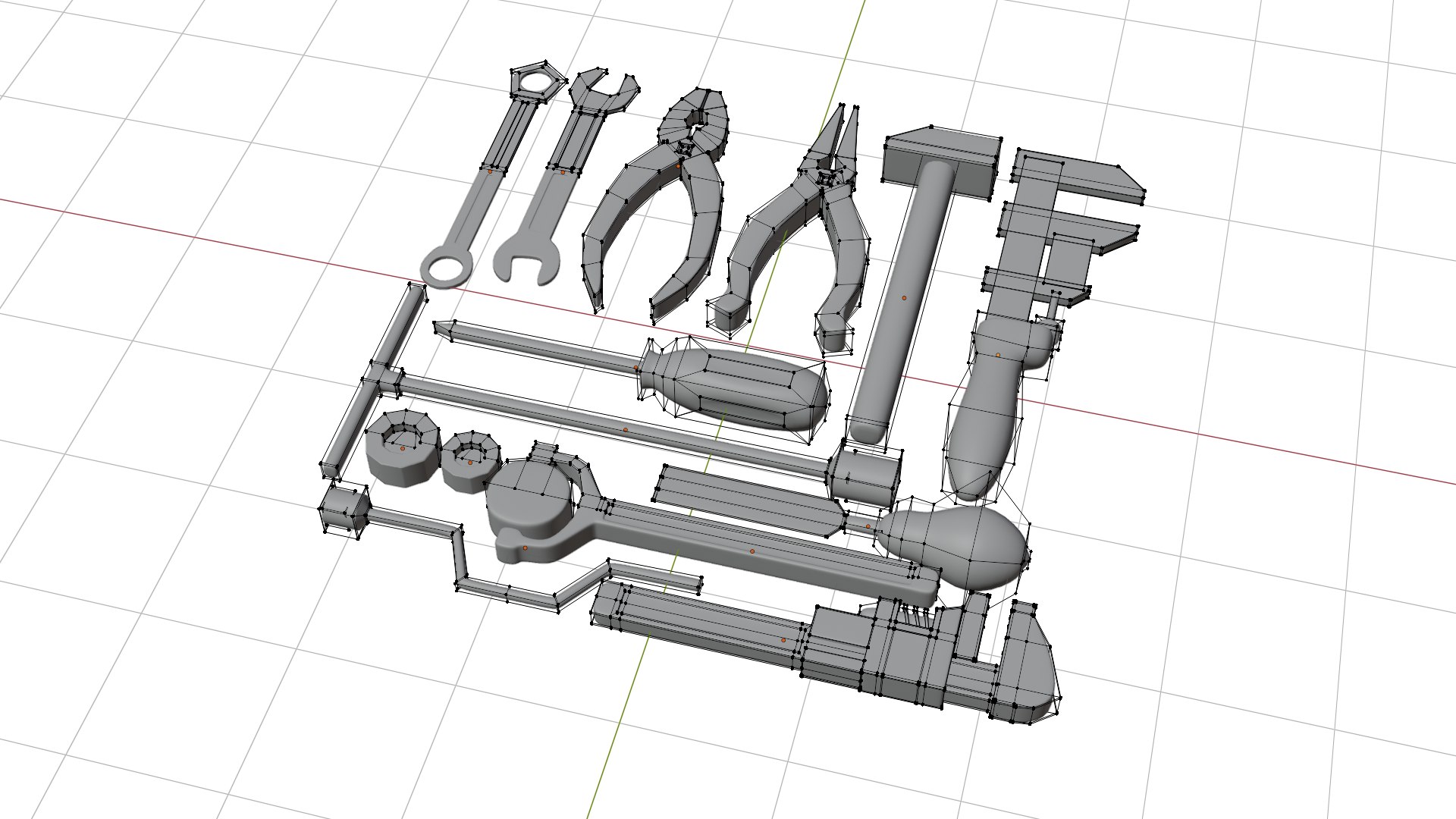 Free 3D Mechanic Tools - TurboSquid 2351477