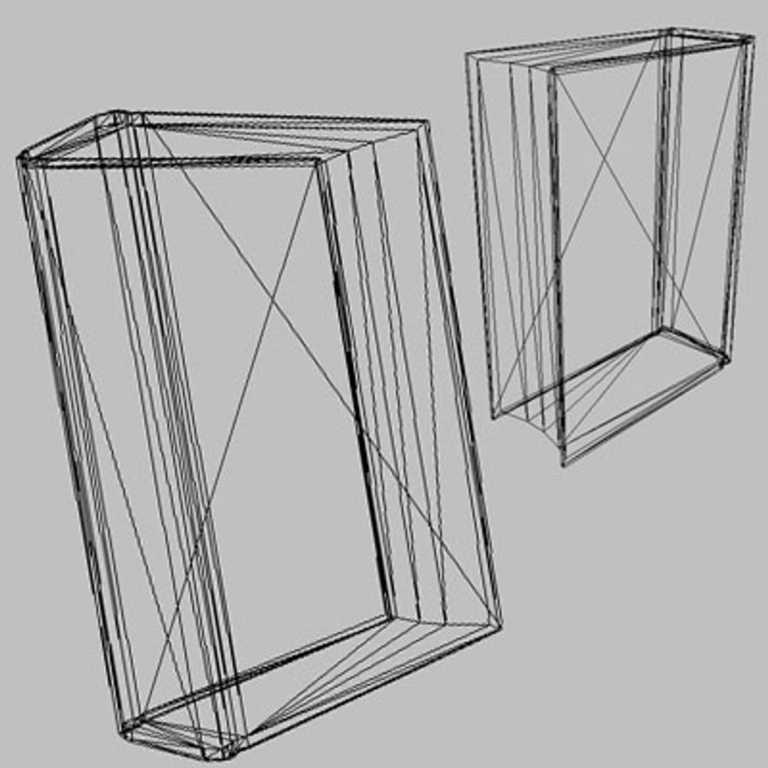 Books Open Closed 3d 3ds