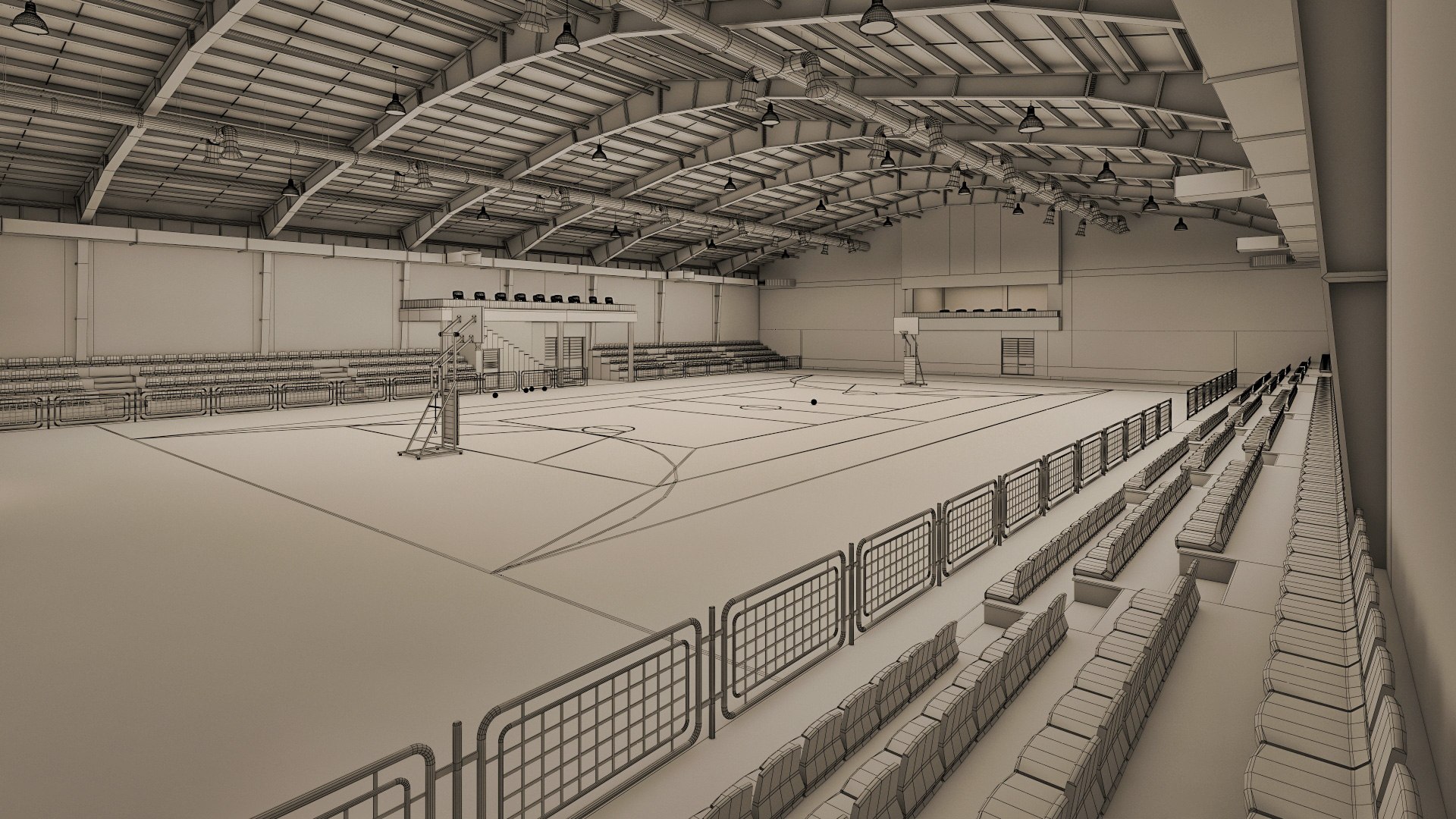 3D Realistic Sport Complex - TurboSquid 1401175