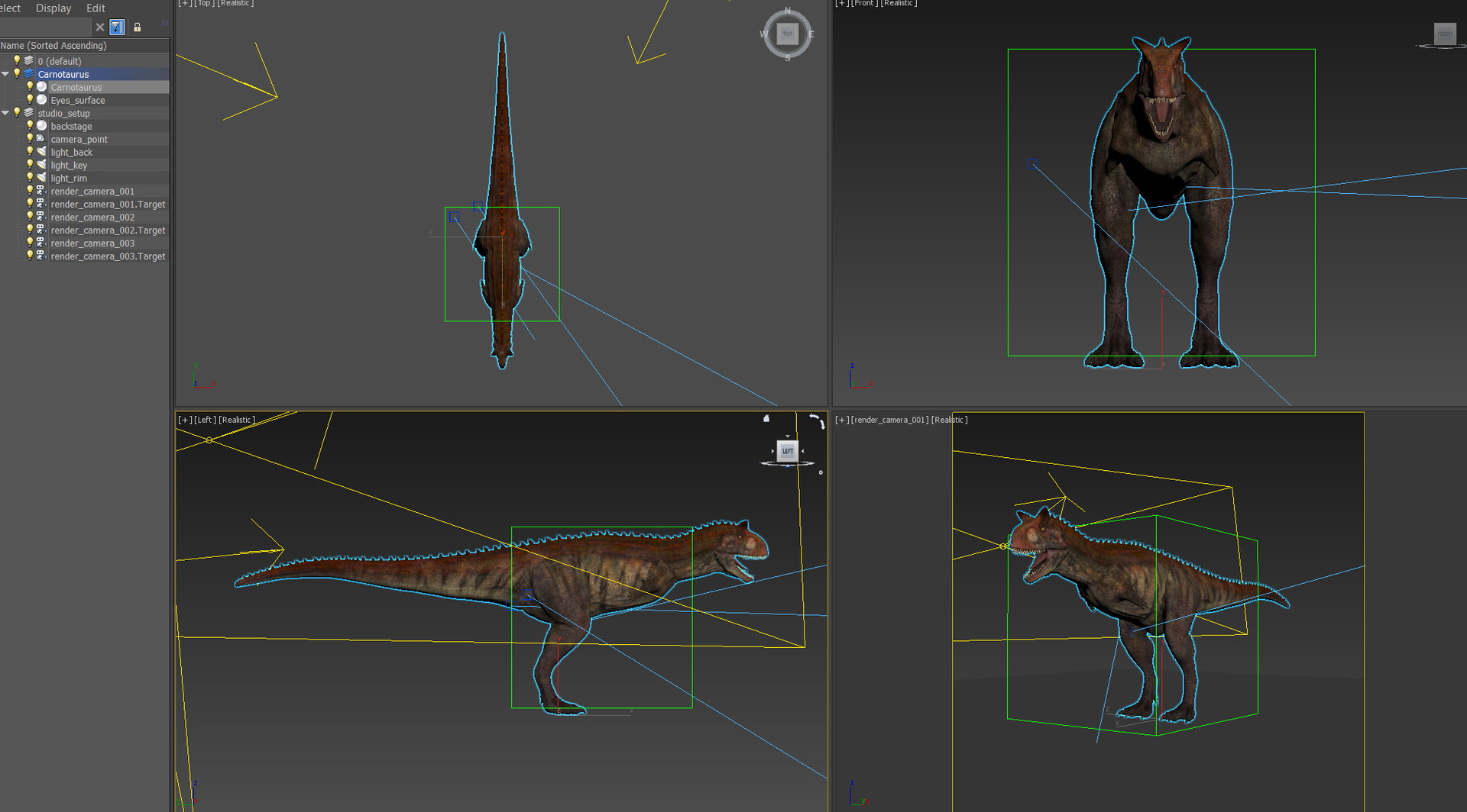 Carnotaurus 3D model - TurboSquid 1655654