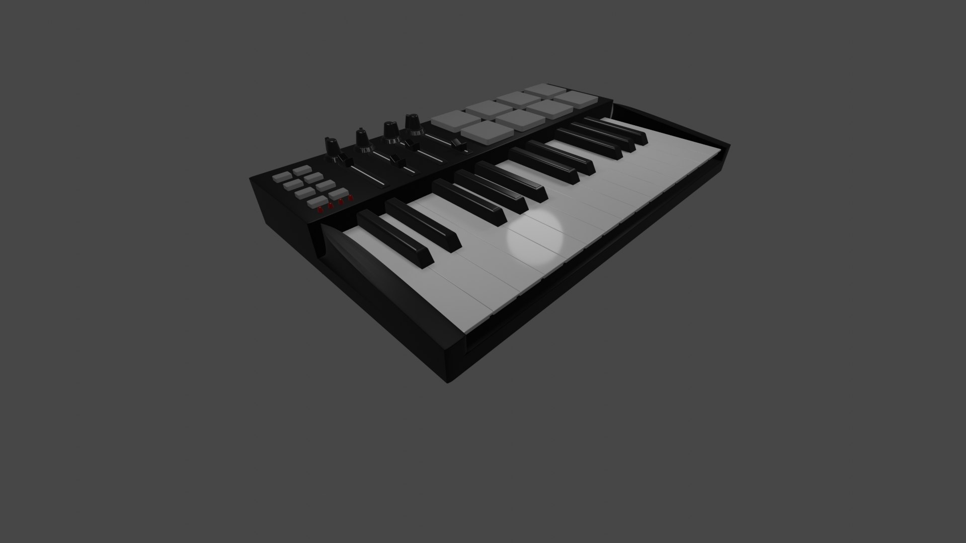 Keypad MIDI 3D Model - TurboSquid 2287508