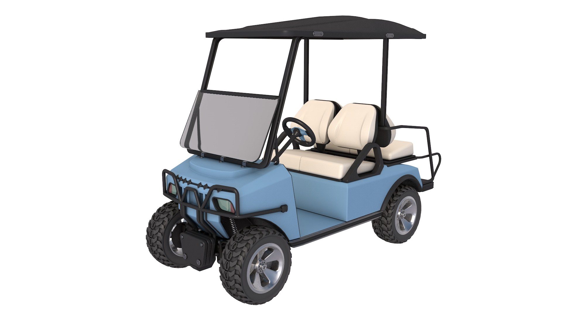 Golf Cart 3D Model - TurboSquid 1948384
