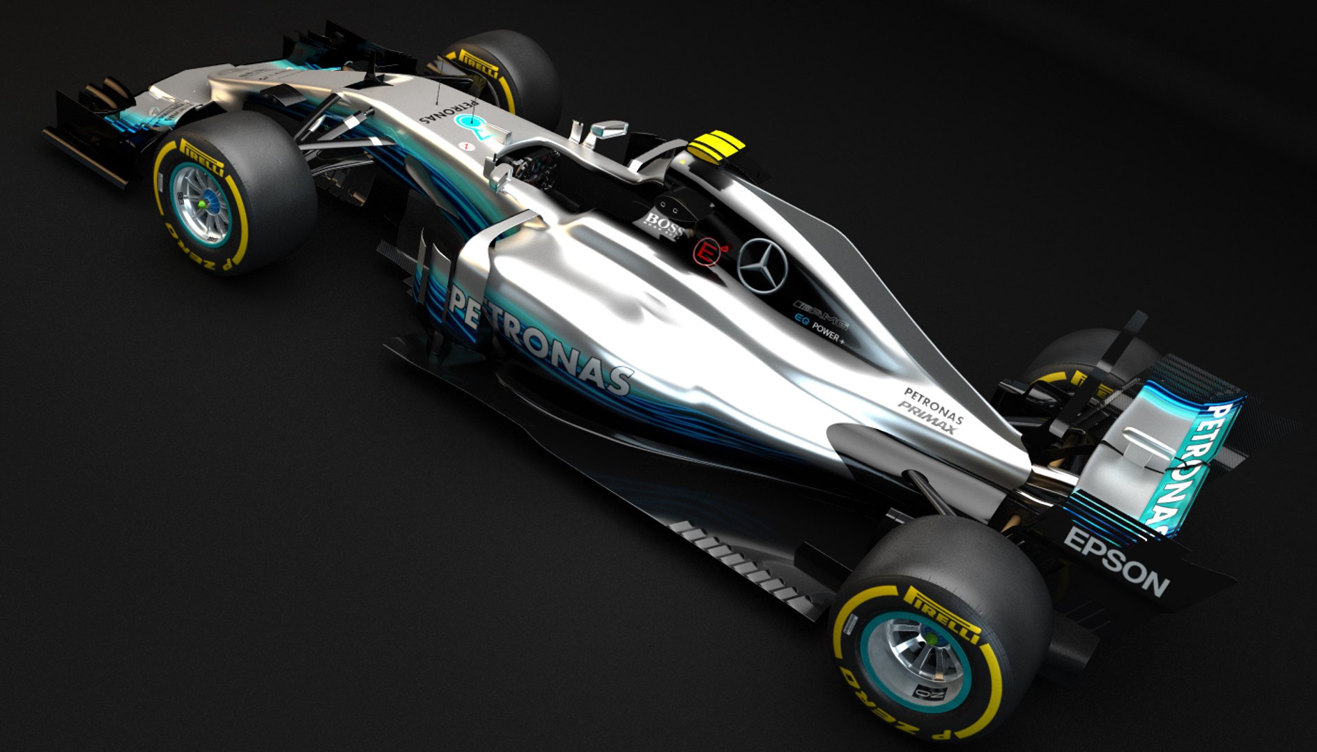 Obj F1 Mercedes Amg W08