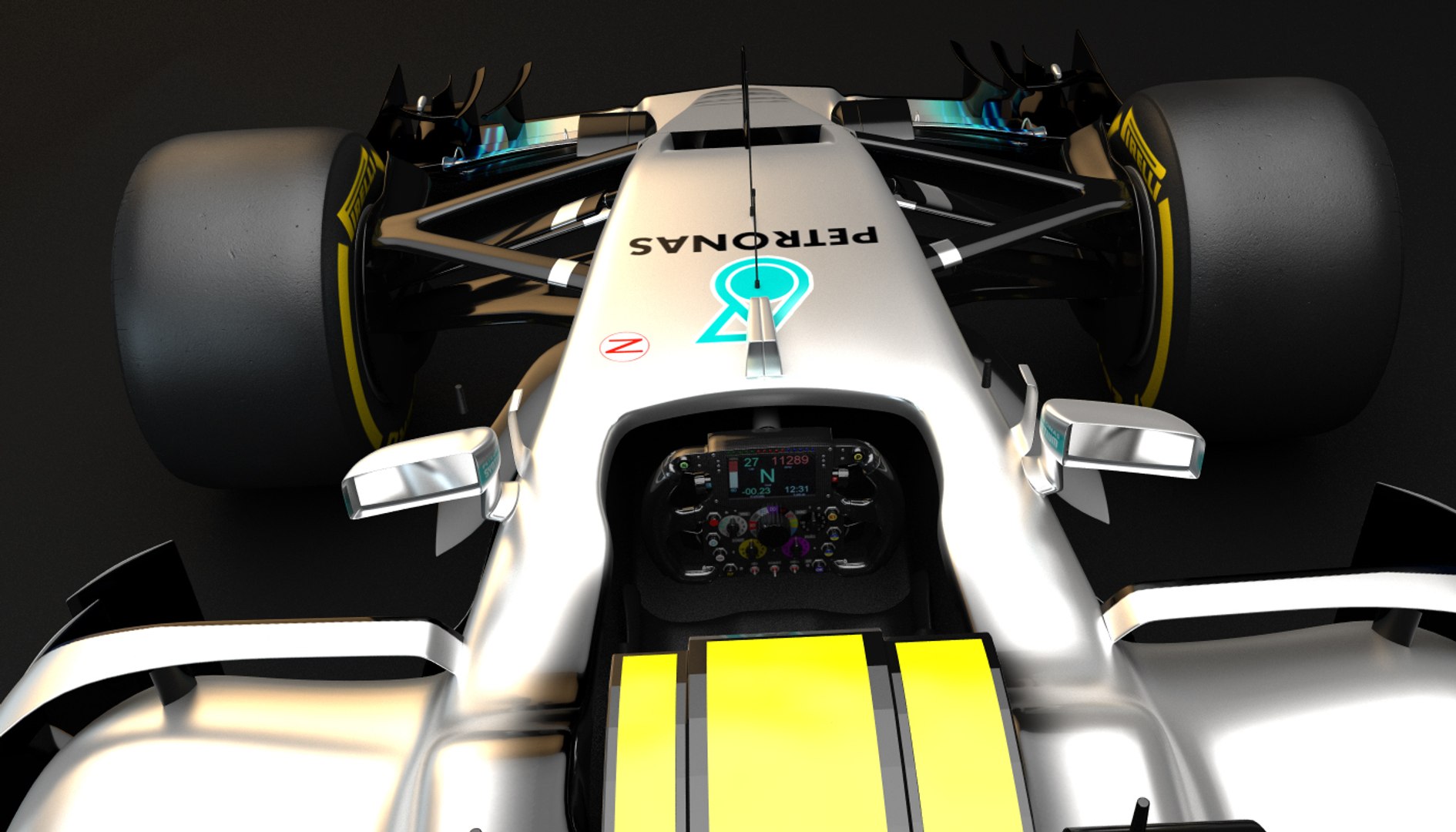 Obj F1 Mercedes Amg W08