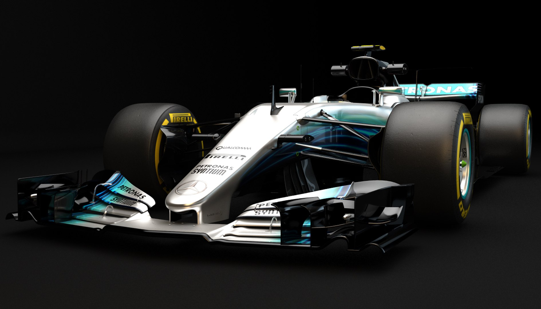 Obj F1 Mercedes Amg W08