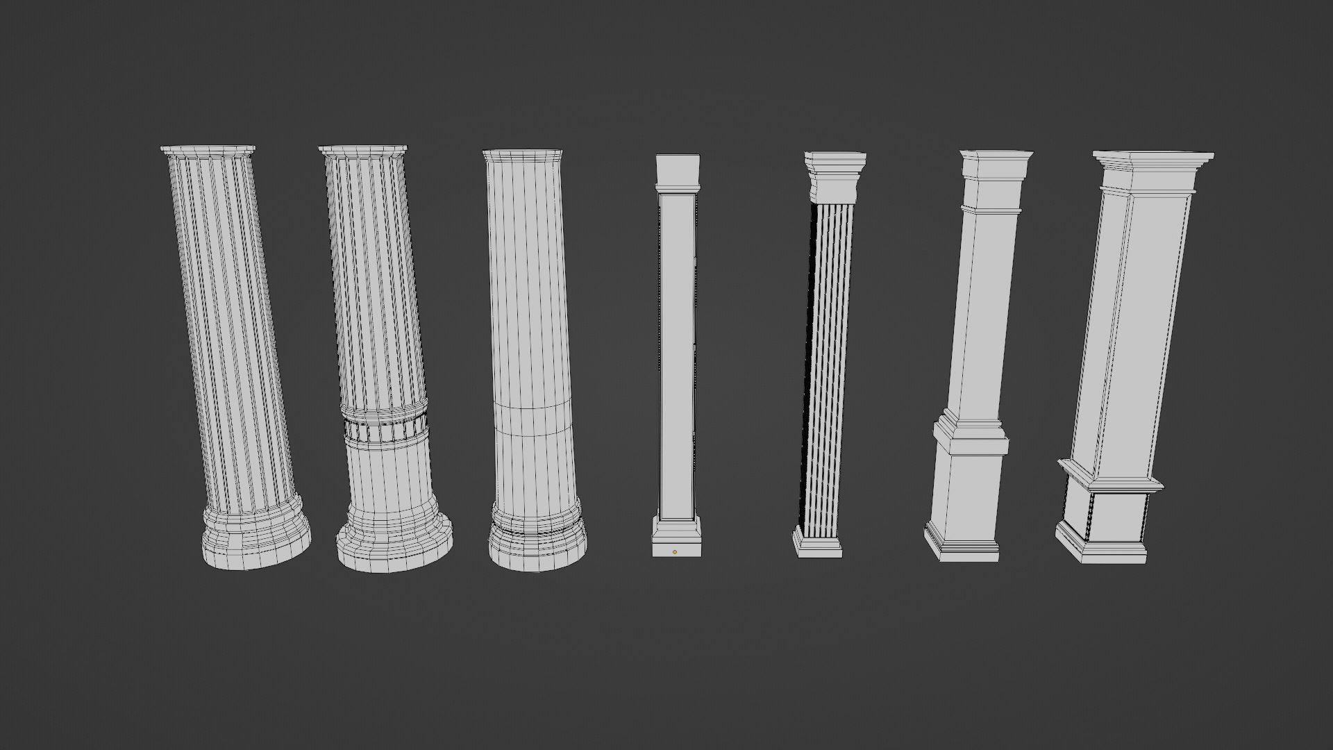 Column 3D Model - TurboSquid 2115985