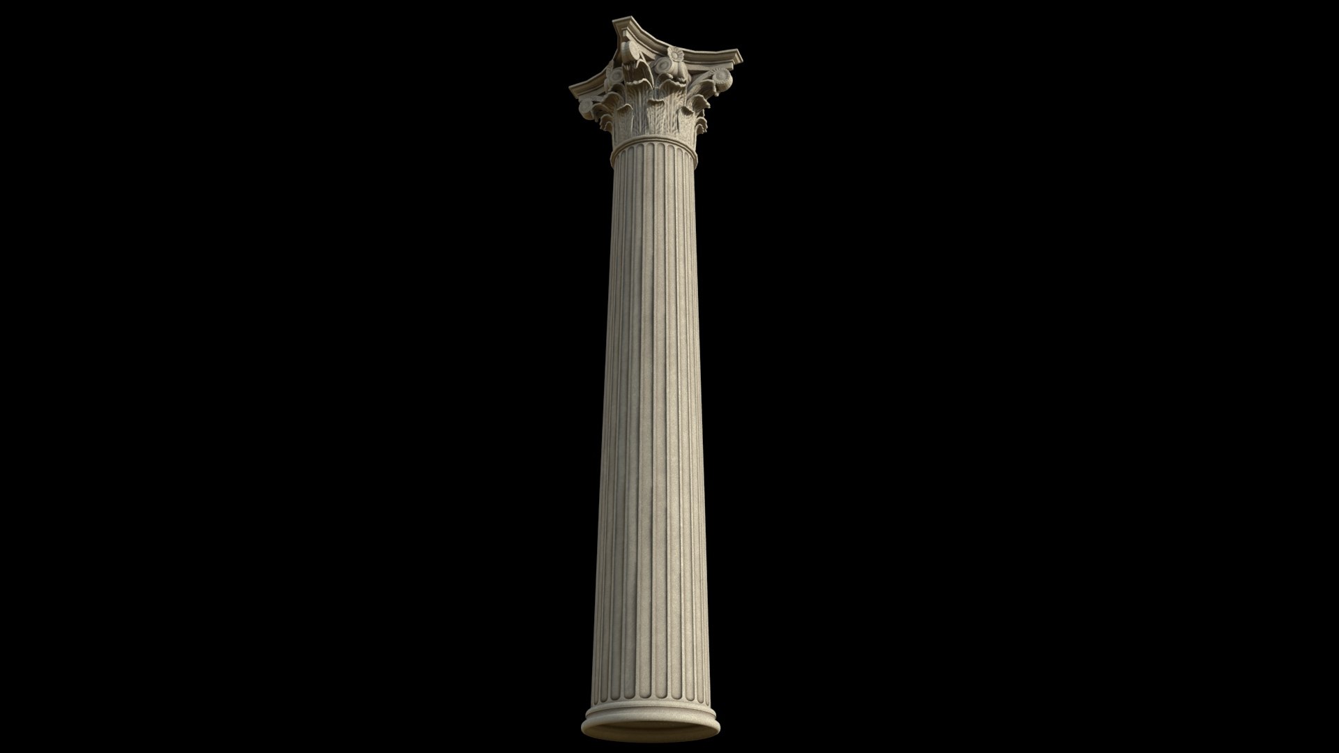 Corinthian Column 3D Model - TurboSquid 1486405