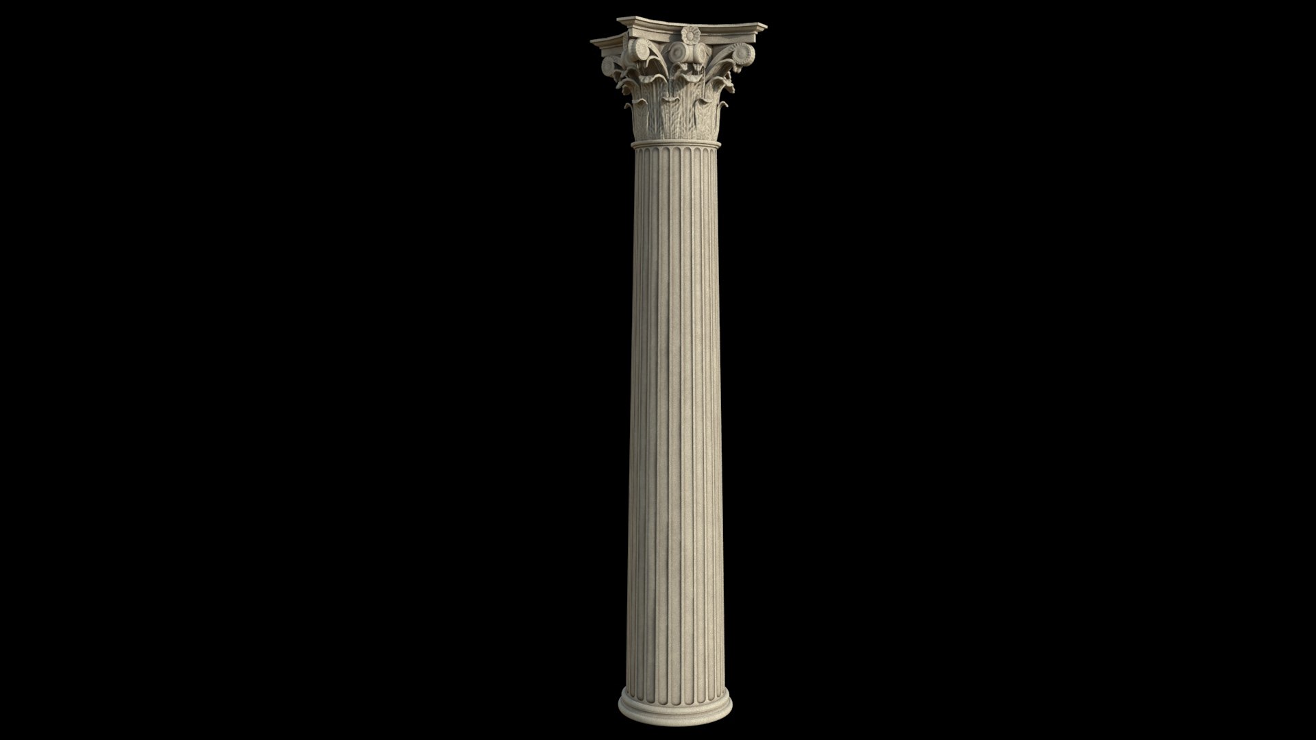 Corinthian Column 3D Model - TurboSquid 1486405