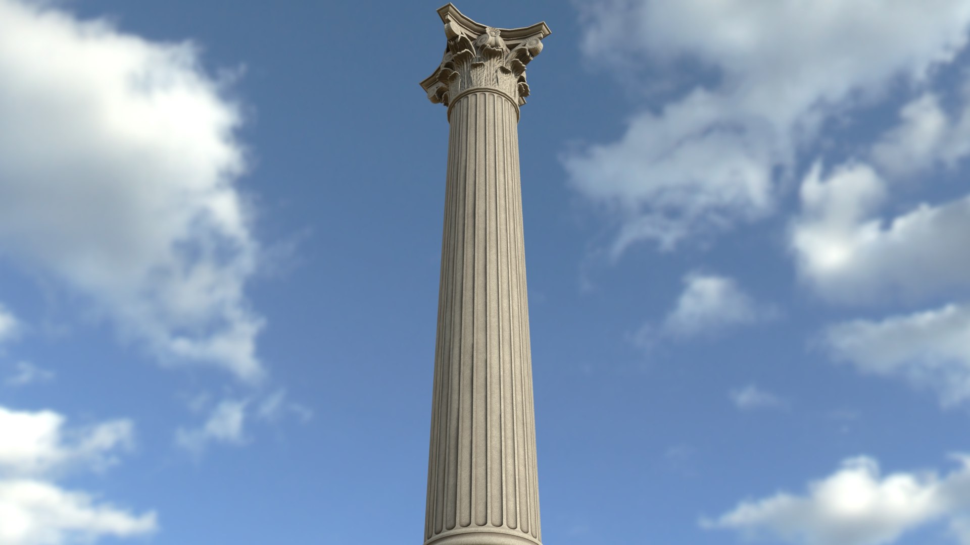 Corinthian Column 3D Model - TurboSquid 1486405