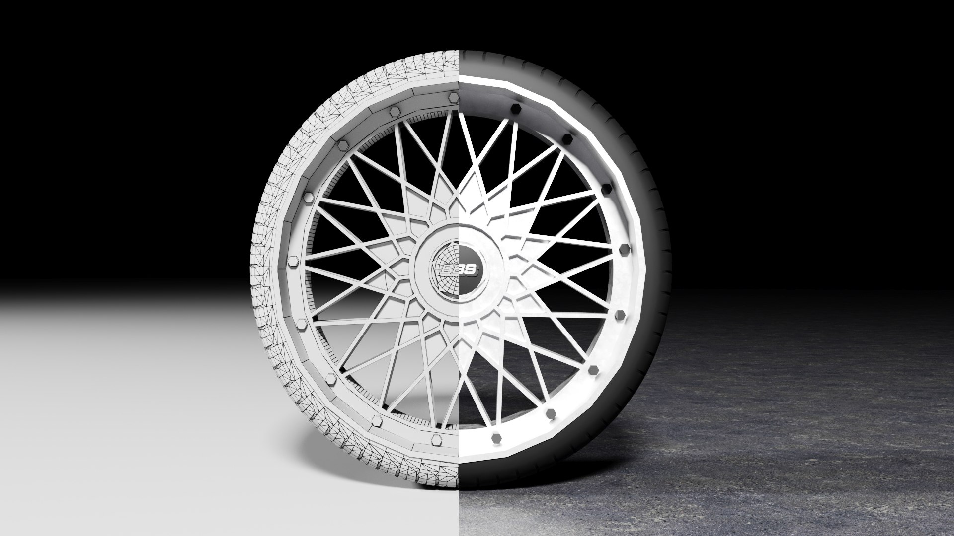 3D BSS Tire Rim model - TurboSquid 2182133