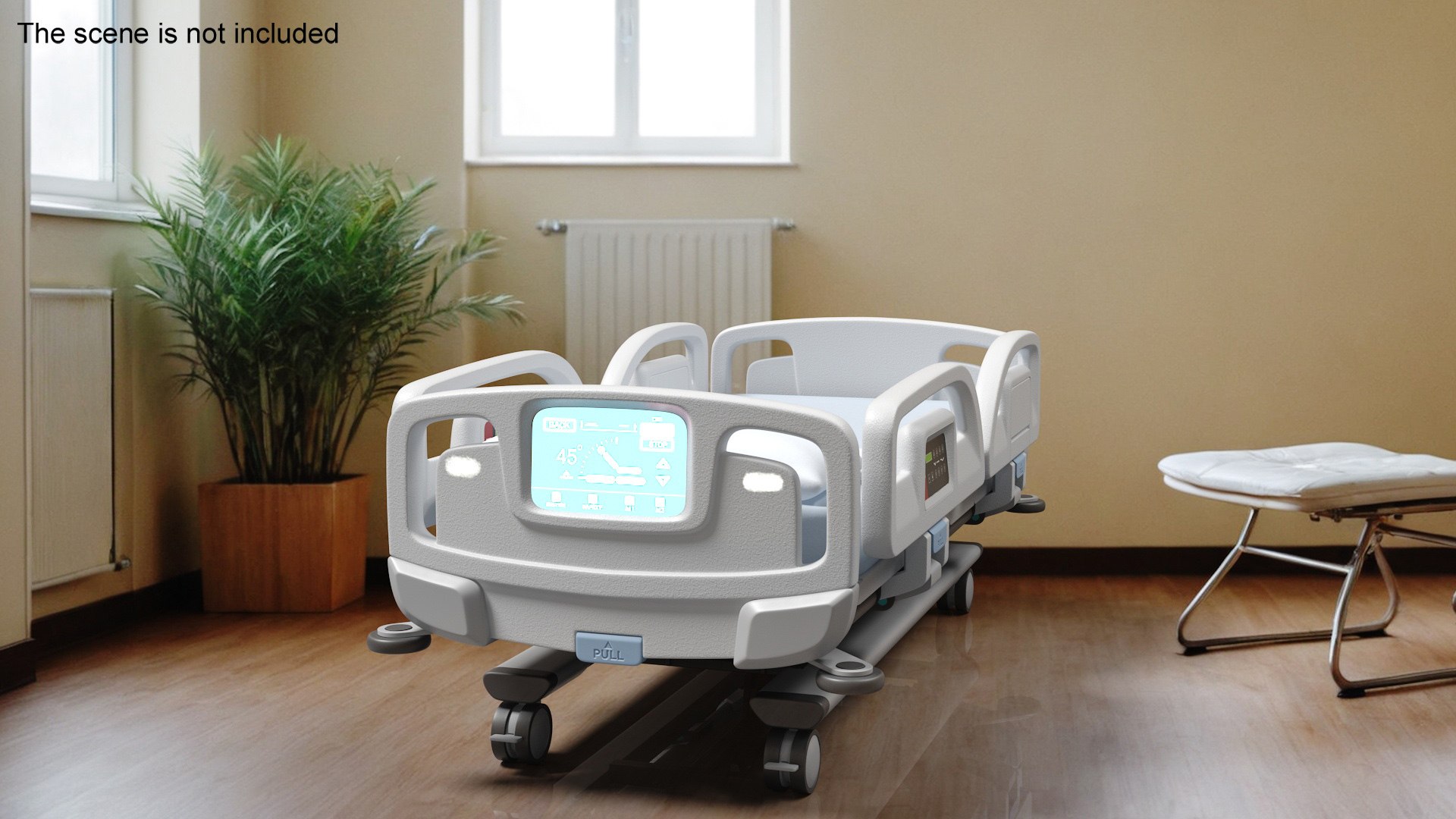 Smart Hospital Bed 3D Model - TurboSquid 2269773
