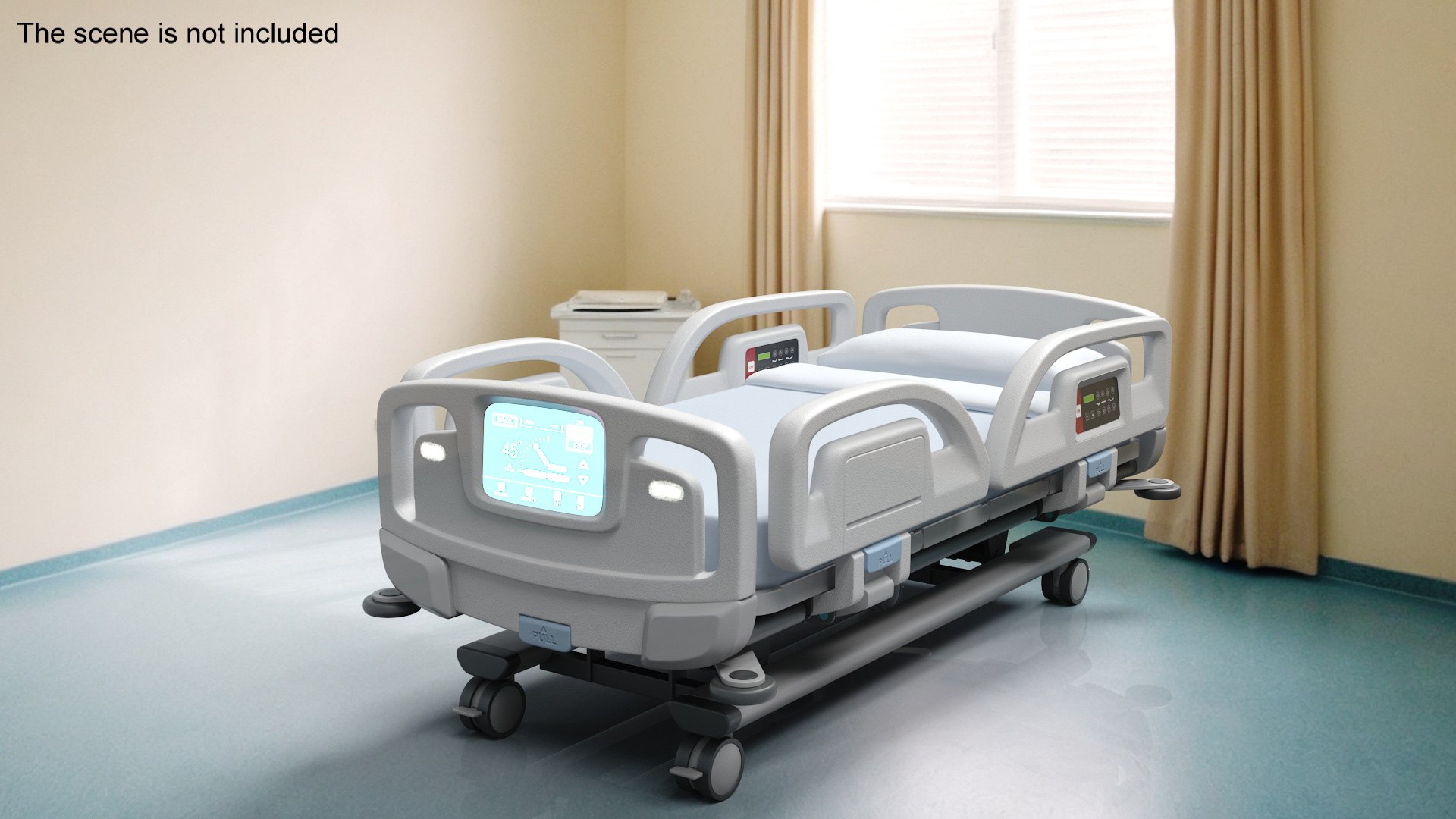 Smart Hospital Bed 3D Model - TurboSquid 2269773