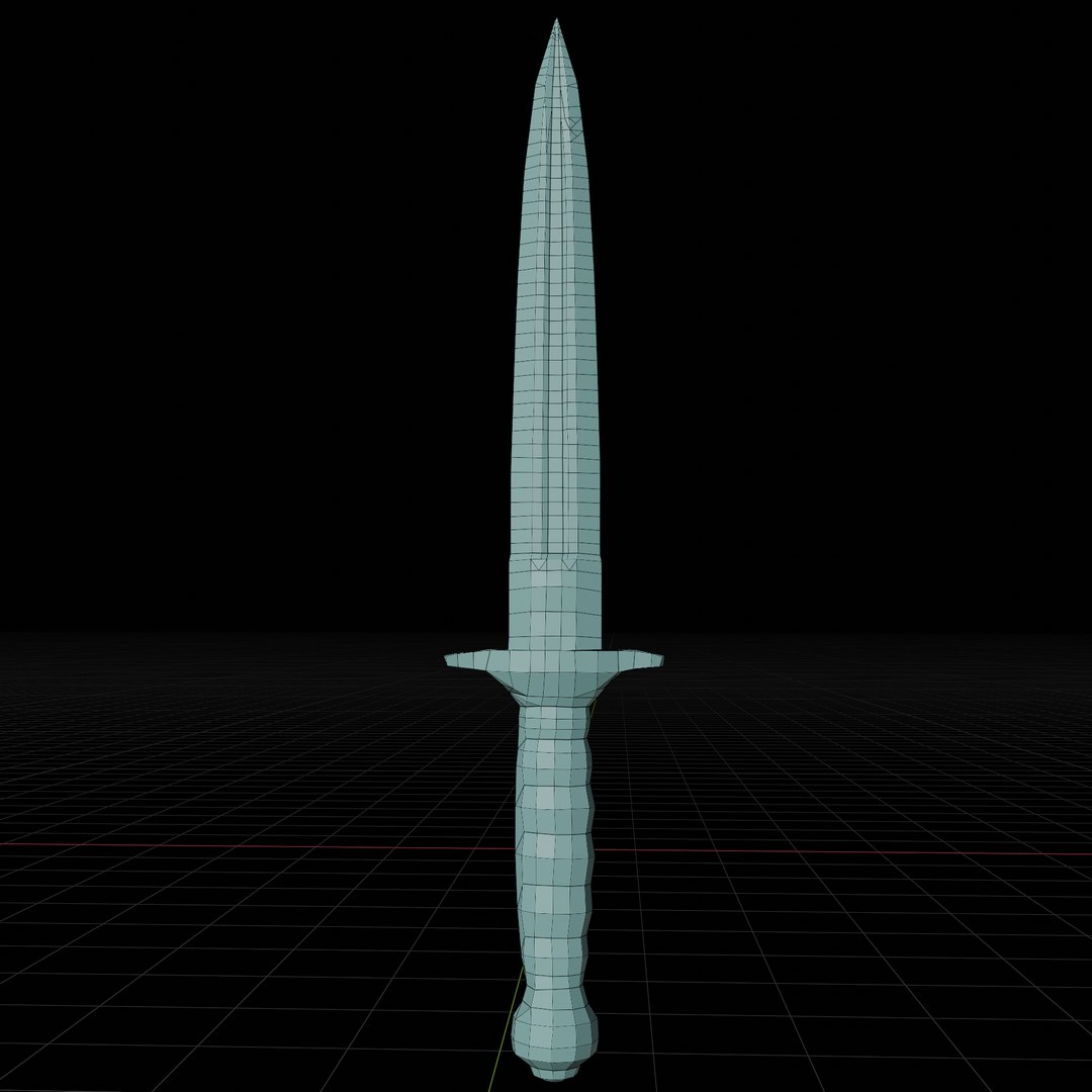 Stylized Weapon PBR Low Poly Dagger Game Ready Low-poly 3D Model Model ...
