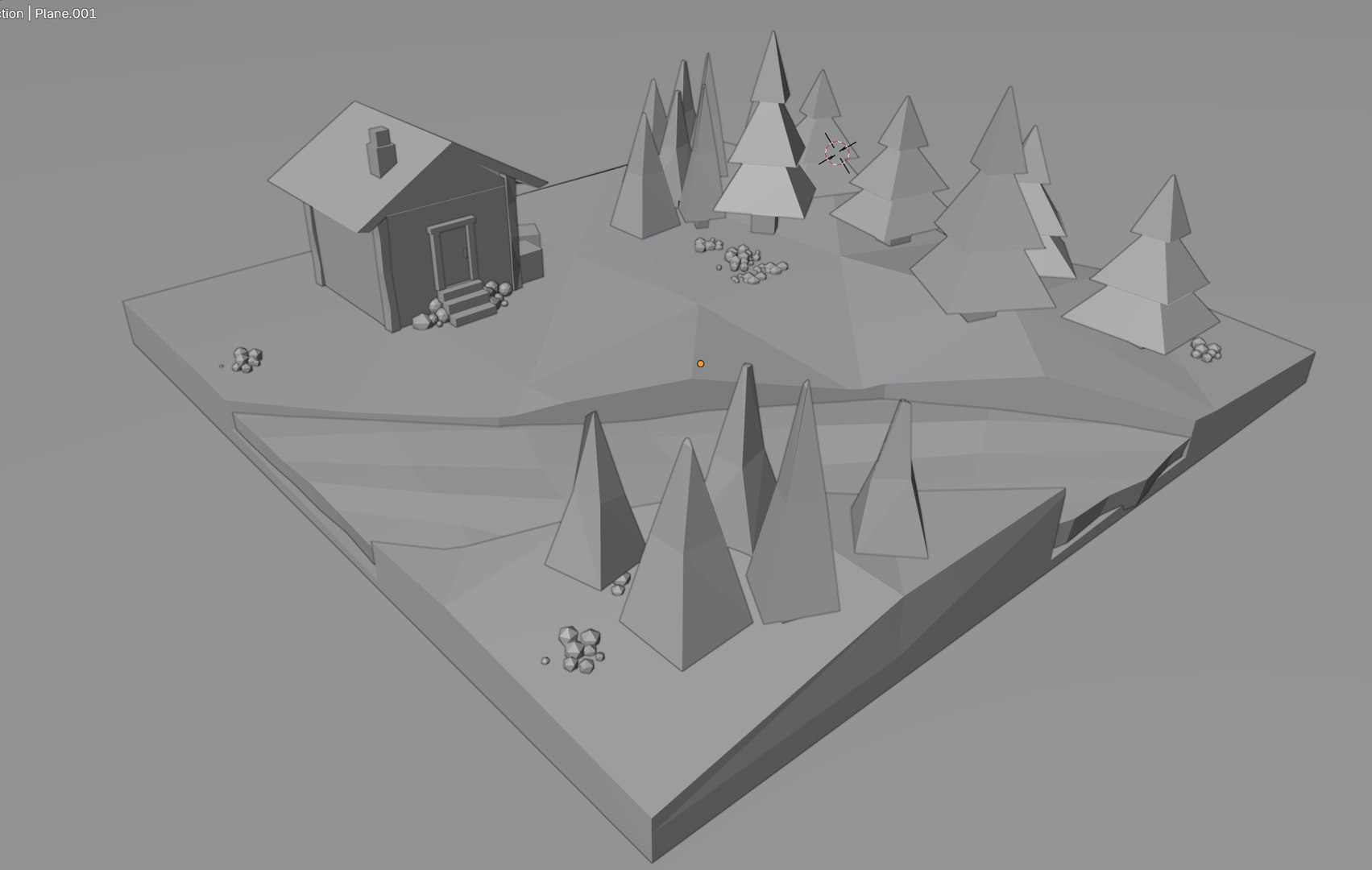 Low Poly Landscape 3D Model - TurboSquid 2325422