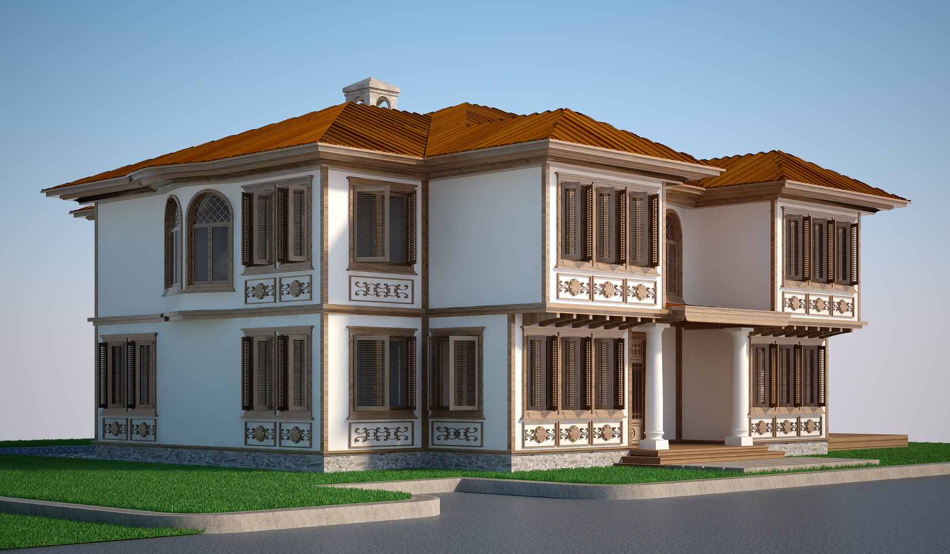 Modern Turkish House 3D - TurboSquid 1228884