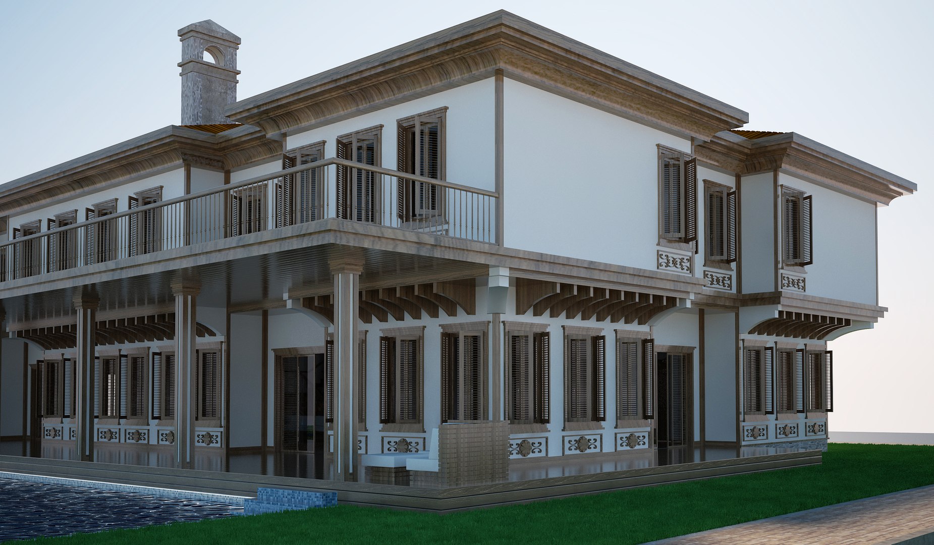 Modern Turkish House 3D - TurboSquid 1228884