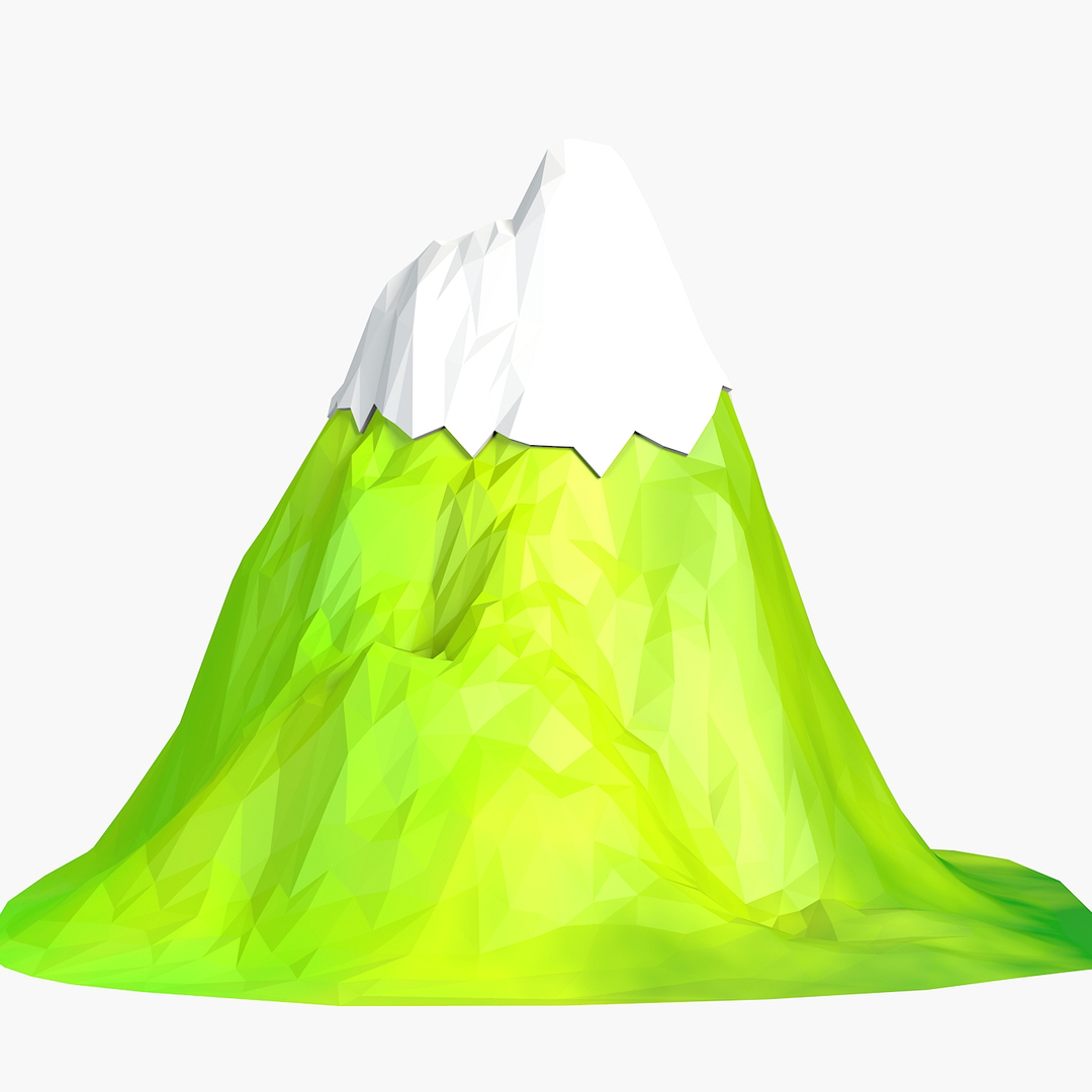 cartoon mountain 3d max