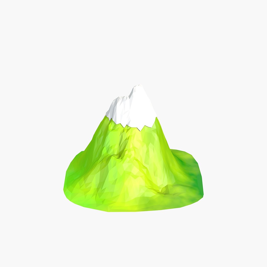 cartoon mountain 3d max