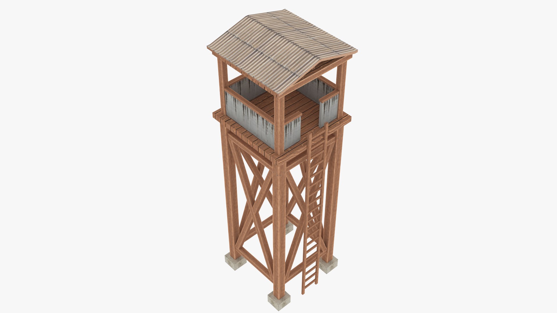 Guard Tower Model - TurboSquid 1495705