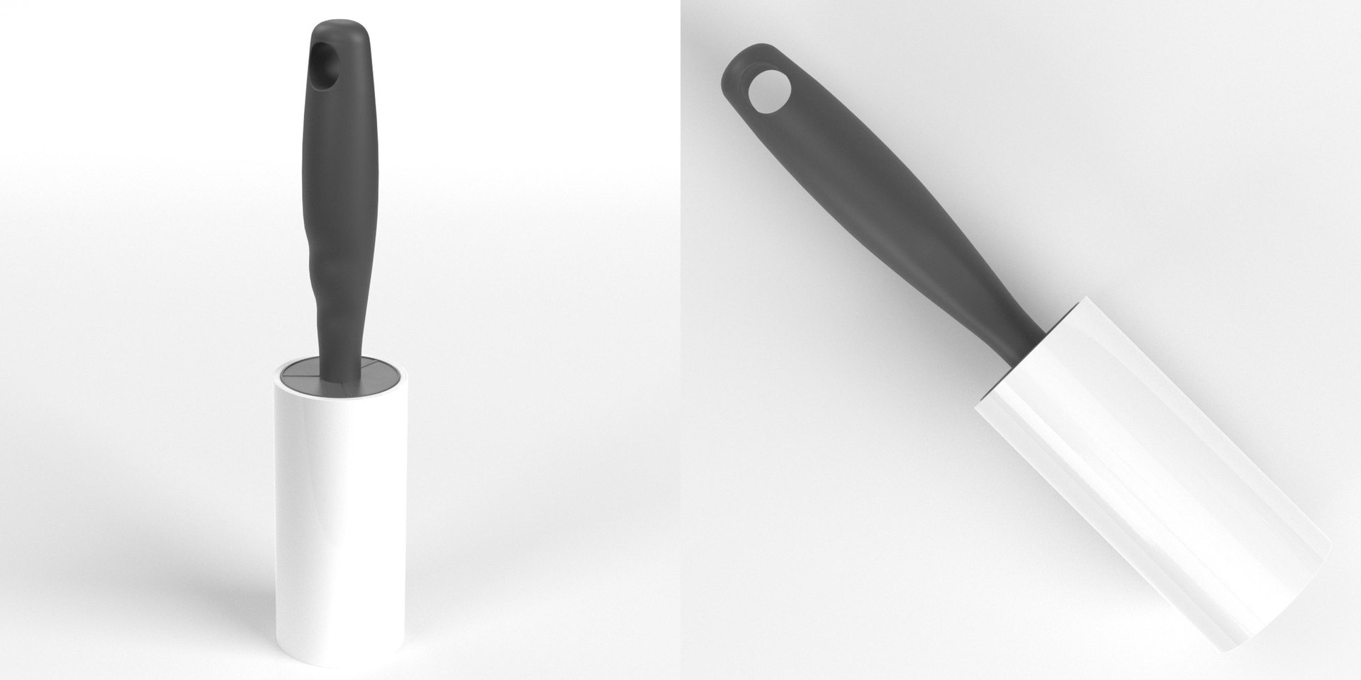 3D Sticky paper lint roller model - TurboSquid 2021496