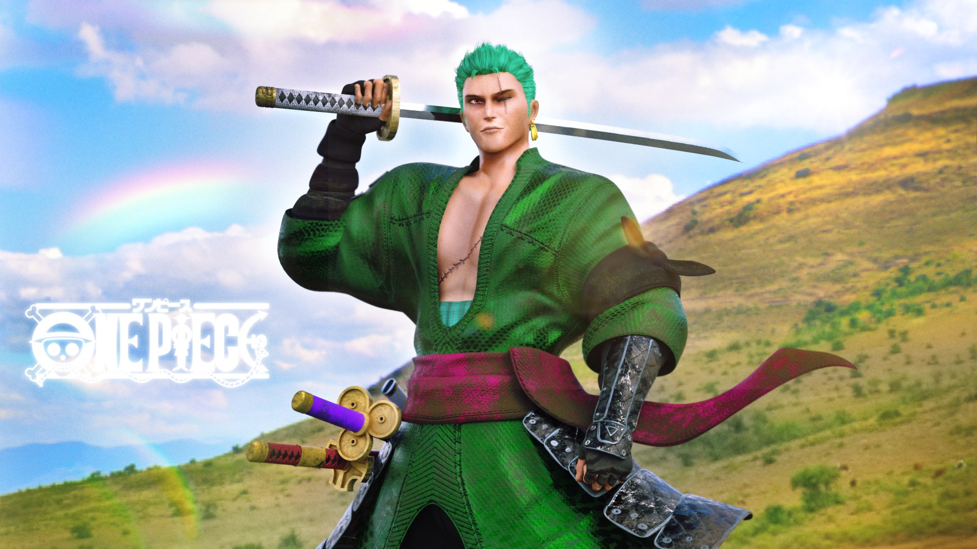 Roronoa Zoro - One Piece 3D Model - TurboSquid 2204898