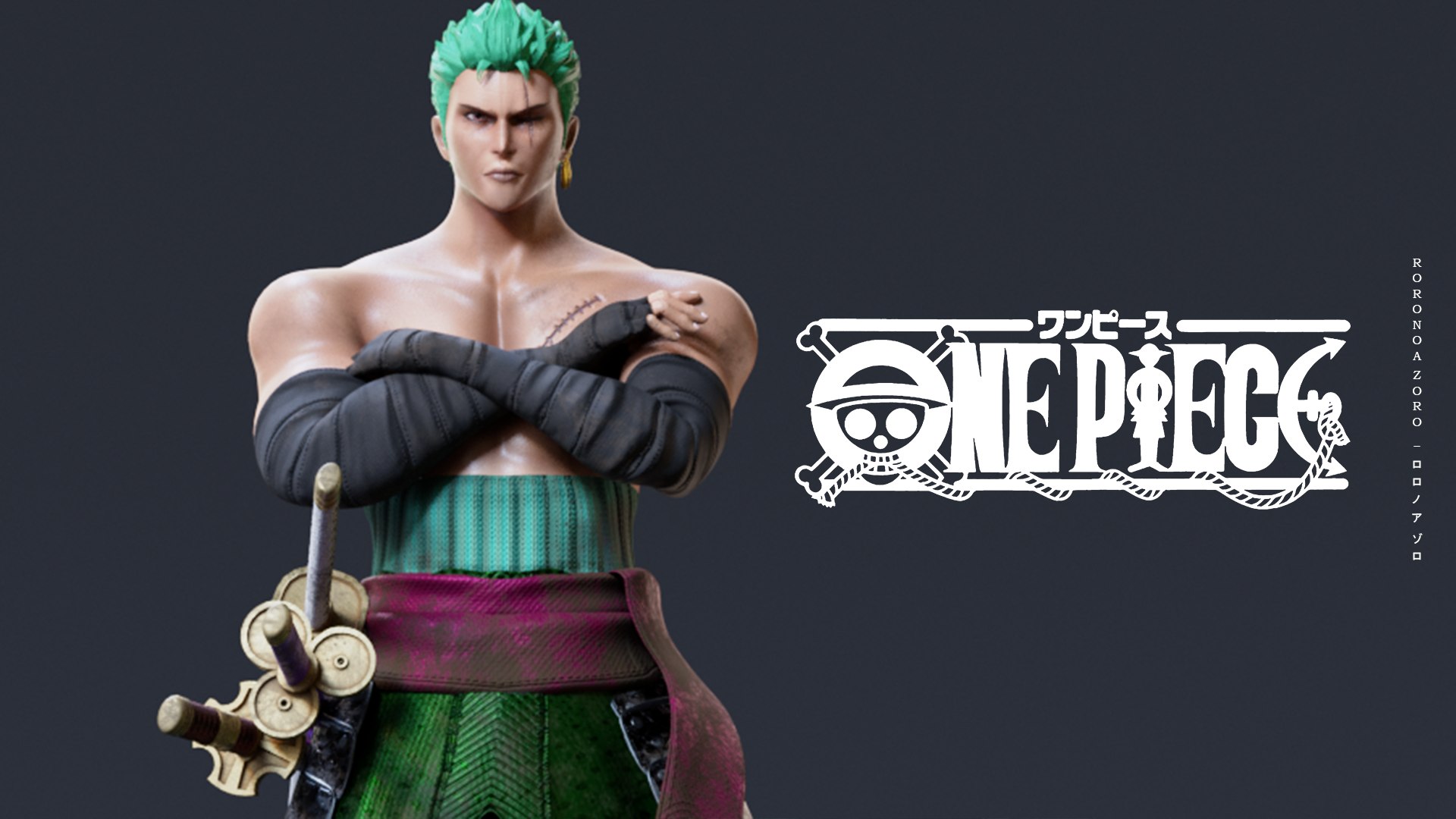 Roronoa Zoro - One Piece 3D Model - TurboSquid 2204898
