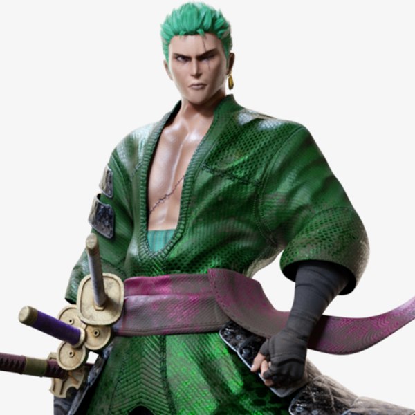modelo 3d Roronoa Zoro - Una pieza - TurboSquid 2204898