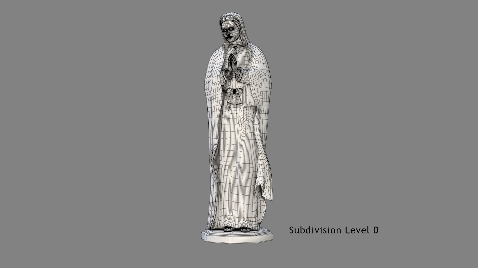 Our Lady Of Guadalupe Statue Model - TurboSquid 1925178