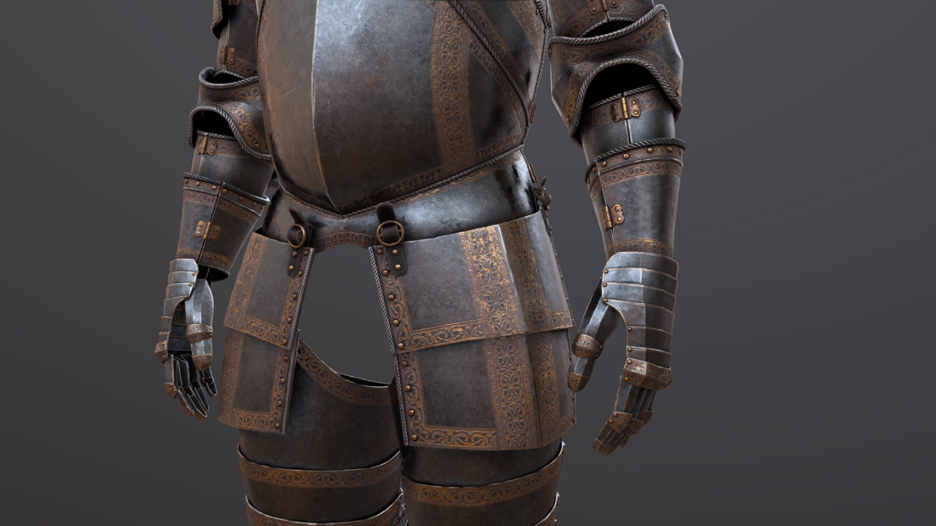 Medieval Steel Plate Armour 3D - TurboSquid 1771636