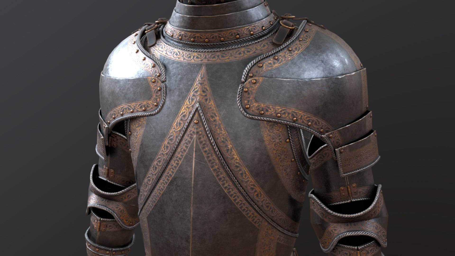 Medieval Steel Plate Armour 3D - TurboSquid 1771636