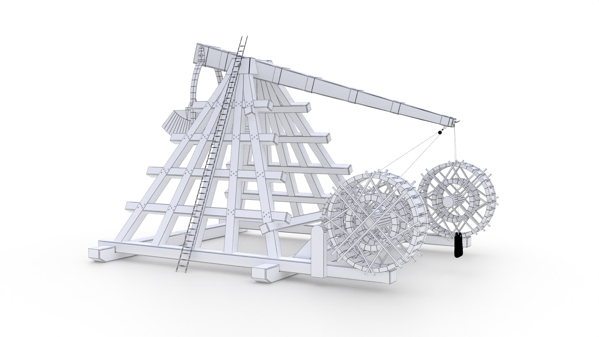 3D Catapult Weapons Model - TurboSquid 1620551