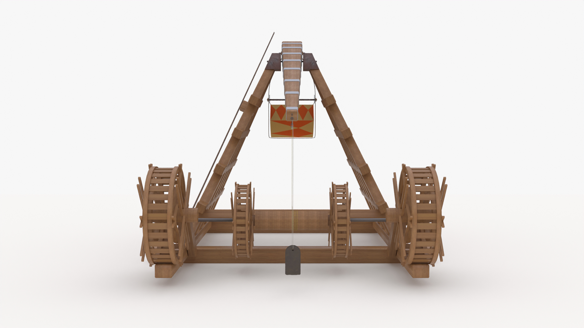 3D Catapult Weapons Model - TurboSquid 1620551